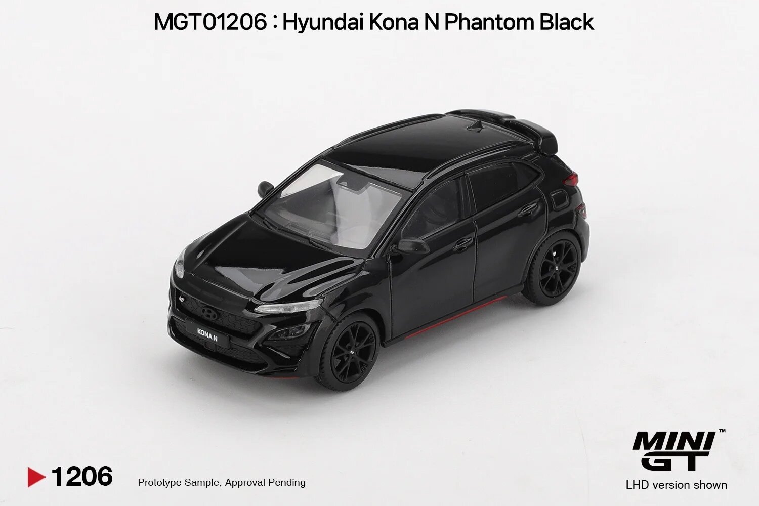 TSM MODEL Hyundai KONA N Phantom Black 1:64