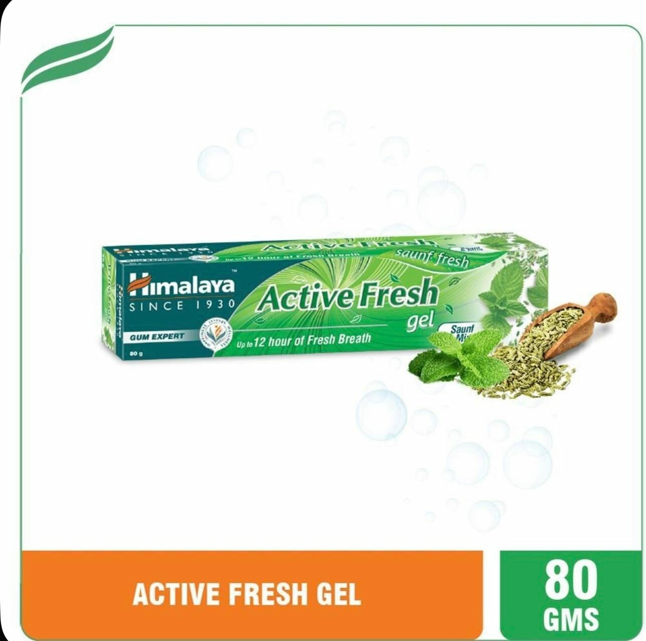 Himalaya Зубная паста Активная Свежесть марки Гималая (Active Fresh Himalaya), 80 грамм