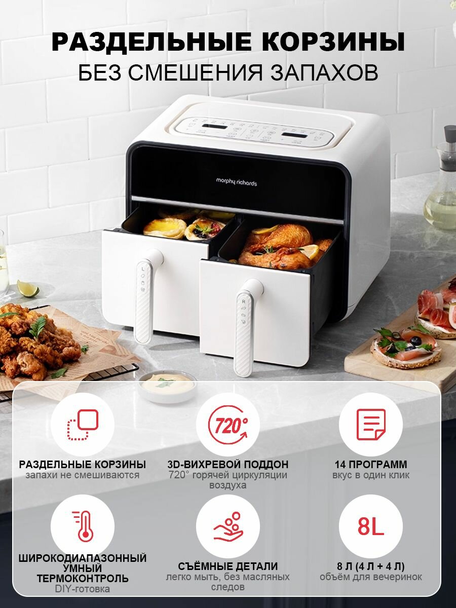 Аэрофритюрница Morphy Richards MR8100 — фото 1