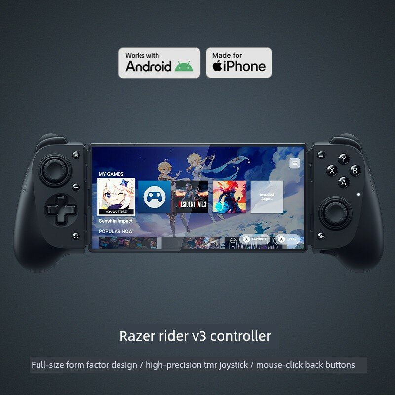 Razer Raiju V3 Проводной геймпад для Android iOS PC с USB-C подключением игровой контроллер для мобильных и настольных