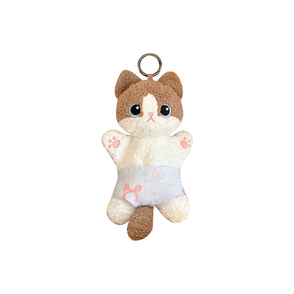 MENGMENGBUNNY Милый стиль Шнур Брюки Кошка Седативный эффект Плюшевые брелки 24 см Длина корпуса 24cm