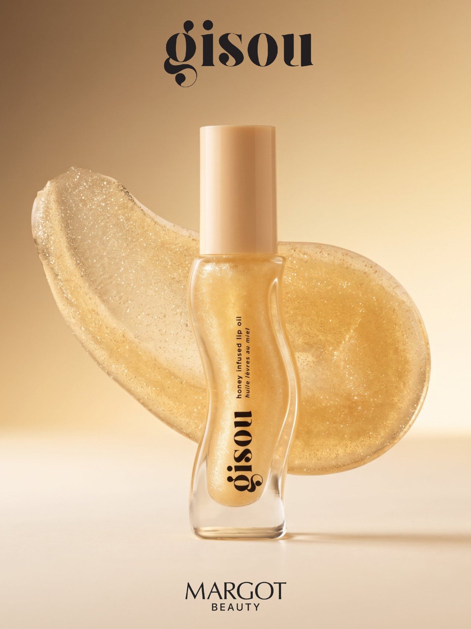 Масло для губ GISOU PINEAPPLE POUT | Honey Infused Lip Oil | 8 мл | оригинал