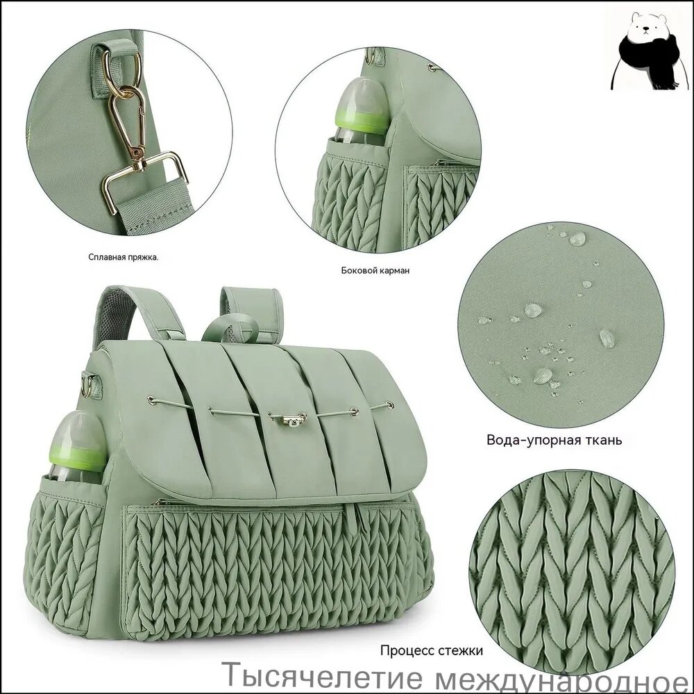 Diaper bag Сумка органайзер для коляски и мамы с термокарманами