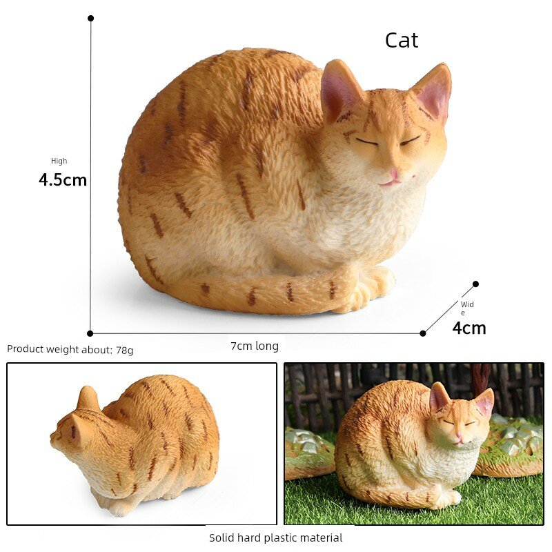 Реалистичная имитационная модель кошки-питомца, короткошерстная кошка, фермерская кошка, персидская кошка, кошка