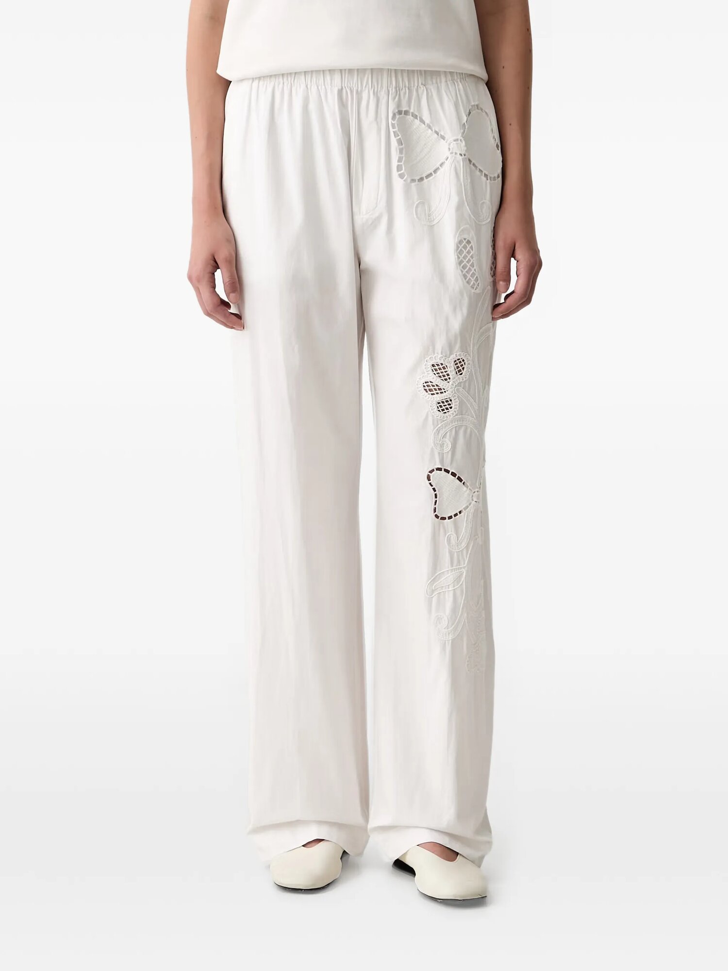 Брюки Stine Goya Cut-out embroidered trousers