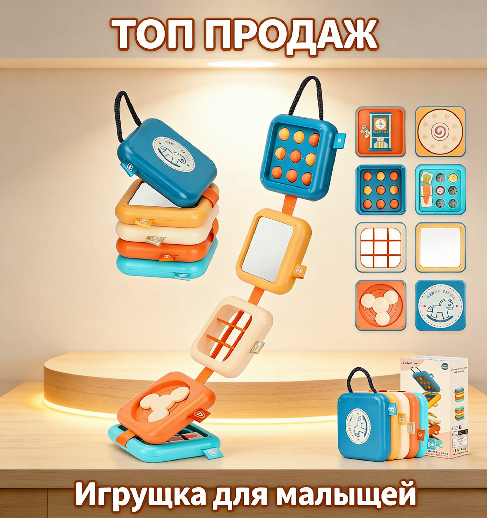 Развивающая доска для детей 1 года, дорожные игрушки для малышей 1 3 лет в самолёте и машине, монтессори-развивающая доска и кубик-развивайка, наполнение пасхальной корзины для малышей для детей 1-3 лет в дорогу