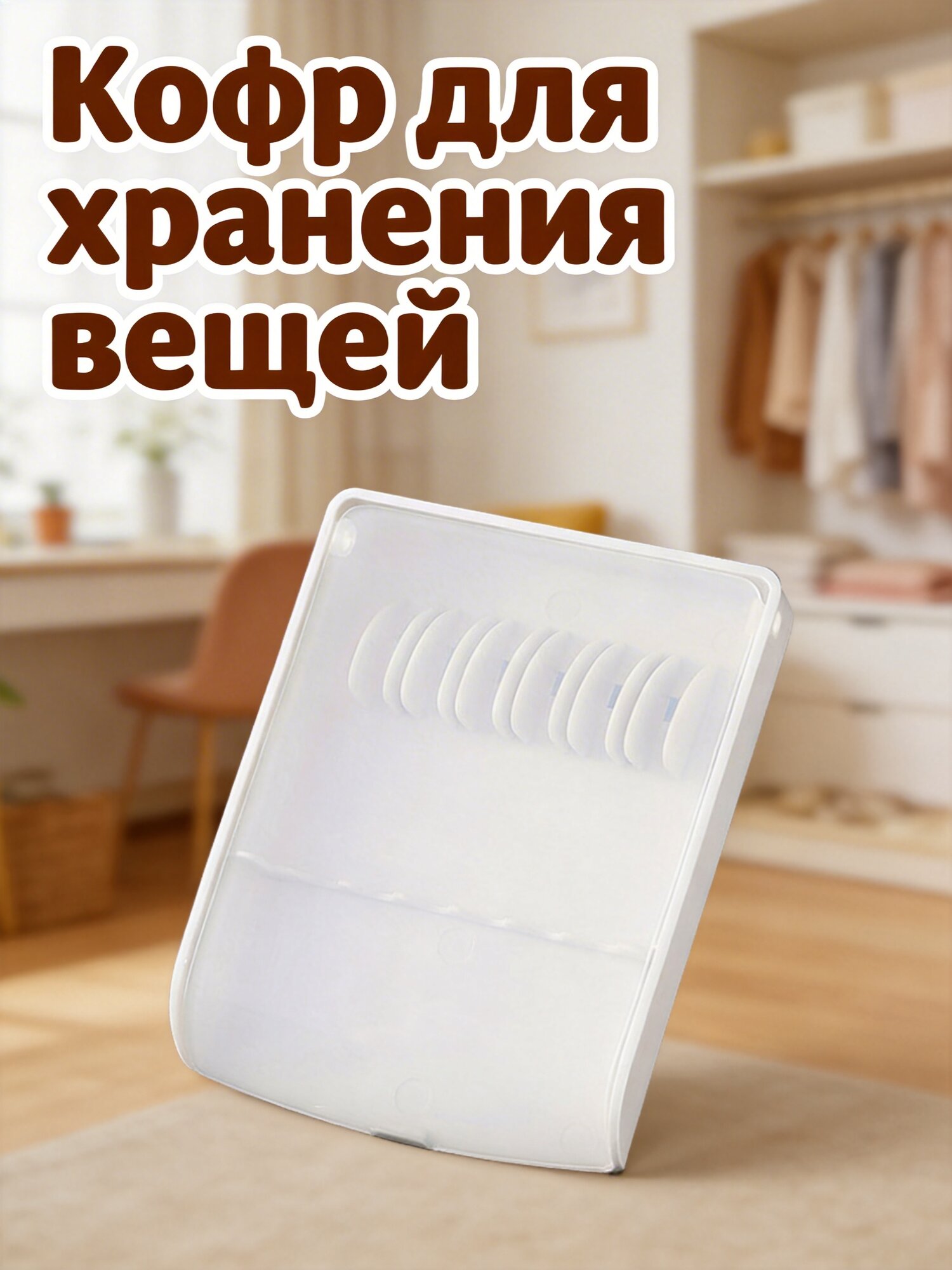Прочный пластиковый кейс для хранения сменных головок ирригатора, прозрачный, на 6 насадок