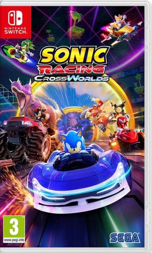 Игра Sonic Racing: CrossWorlds для Nintendo Switch, русские субтитры