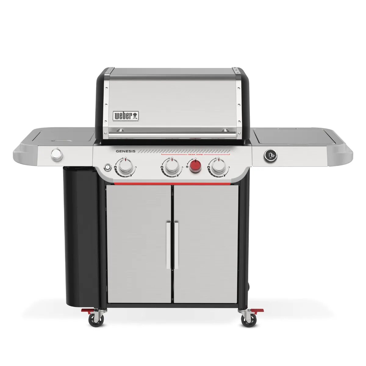 Газовый гриль Weber "Genesis" SP-335W, нержавеющая сталь, с термометром, 5 лет гарантии