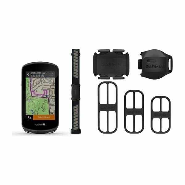 Велокомпьютер с навигацией Garmin Edge 1030 Plus Bundle, GPS, черный