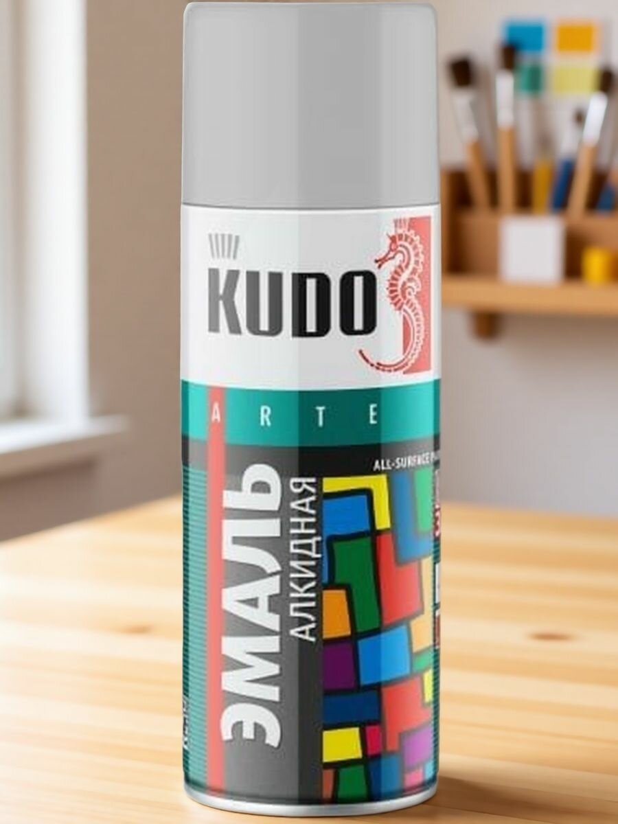 Эмаль универсальная KUDO светло-серая