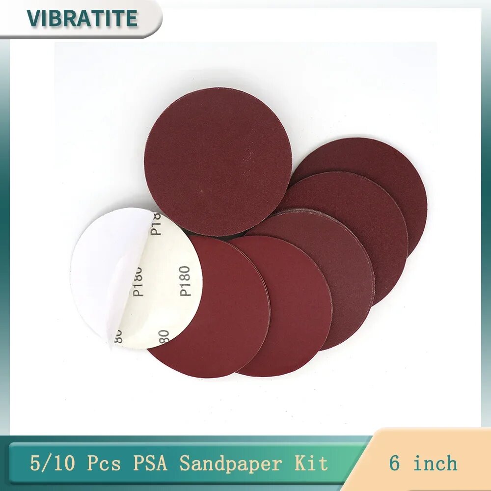 Наждачка самоклеящаяся VIBRATITE 6 дюймов, 400, 5 шт