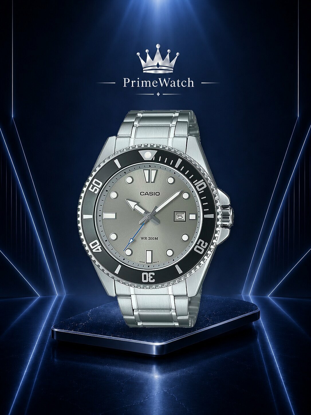 Наручные часы CASIO Collection, серебряный/серый