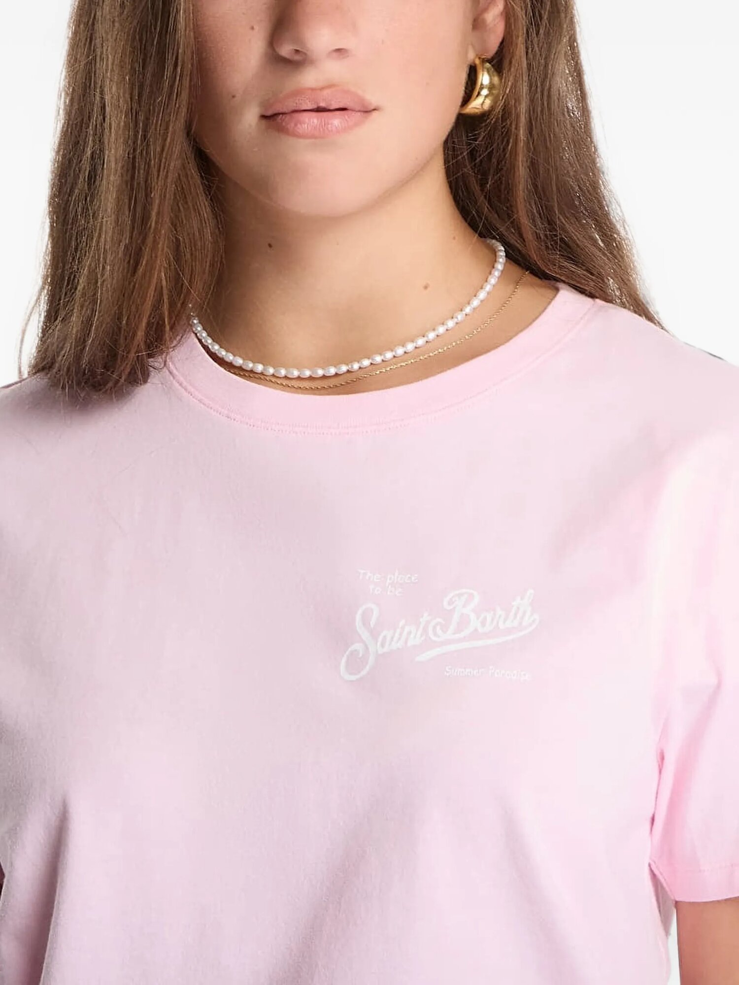 Футболка MC2 Saint Barth Logo-print T-shirt, размер 44 — фото 1