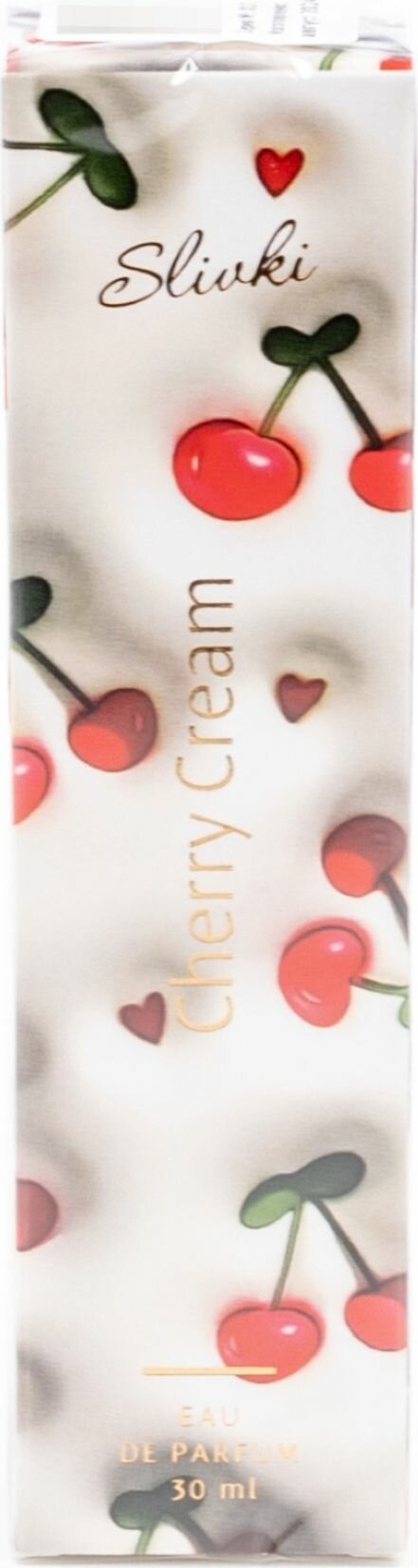 XXI CENTURY / 21 Век Slivki Cherry Cream Парфюмерная вода женская с восточным цветочным ароматом, 30мл