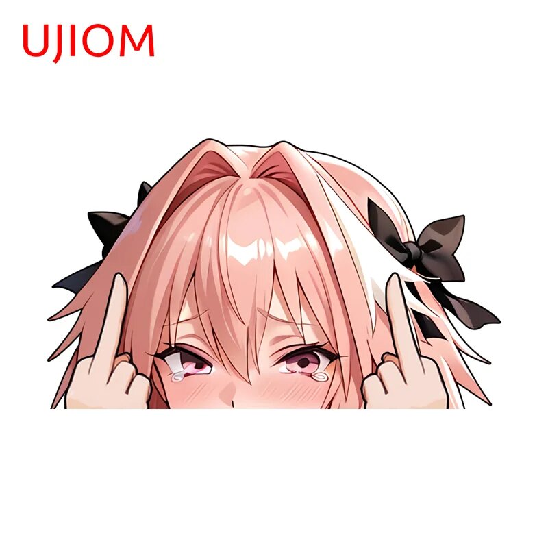 Наклейка на стену UJIOM Astolfo Shy girl boy из ПВХ 20cm, YT-624318