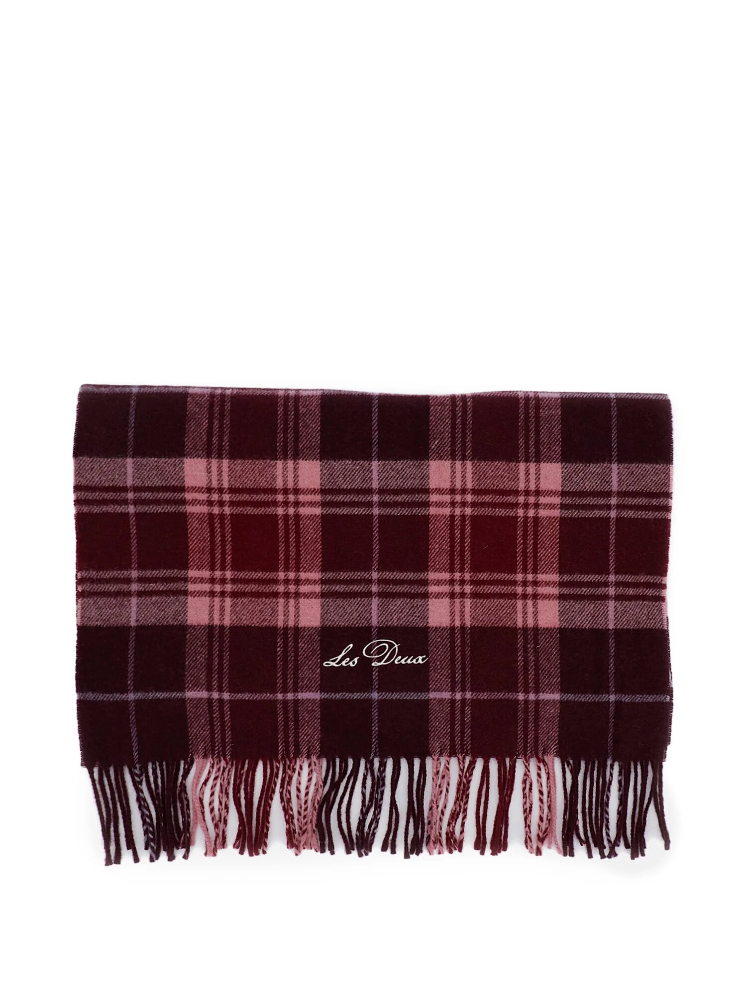 Шарф Check-pattern fringed scarf для мальчиков