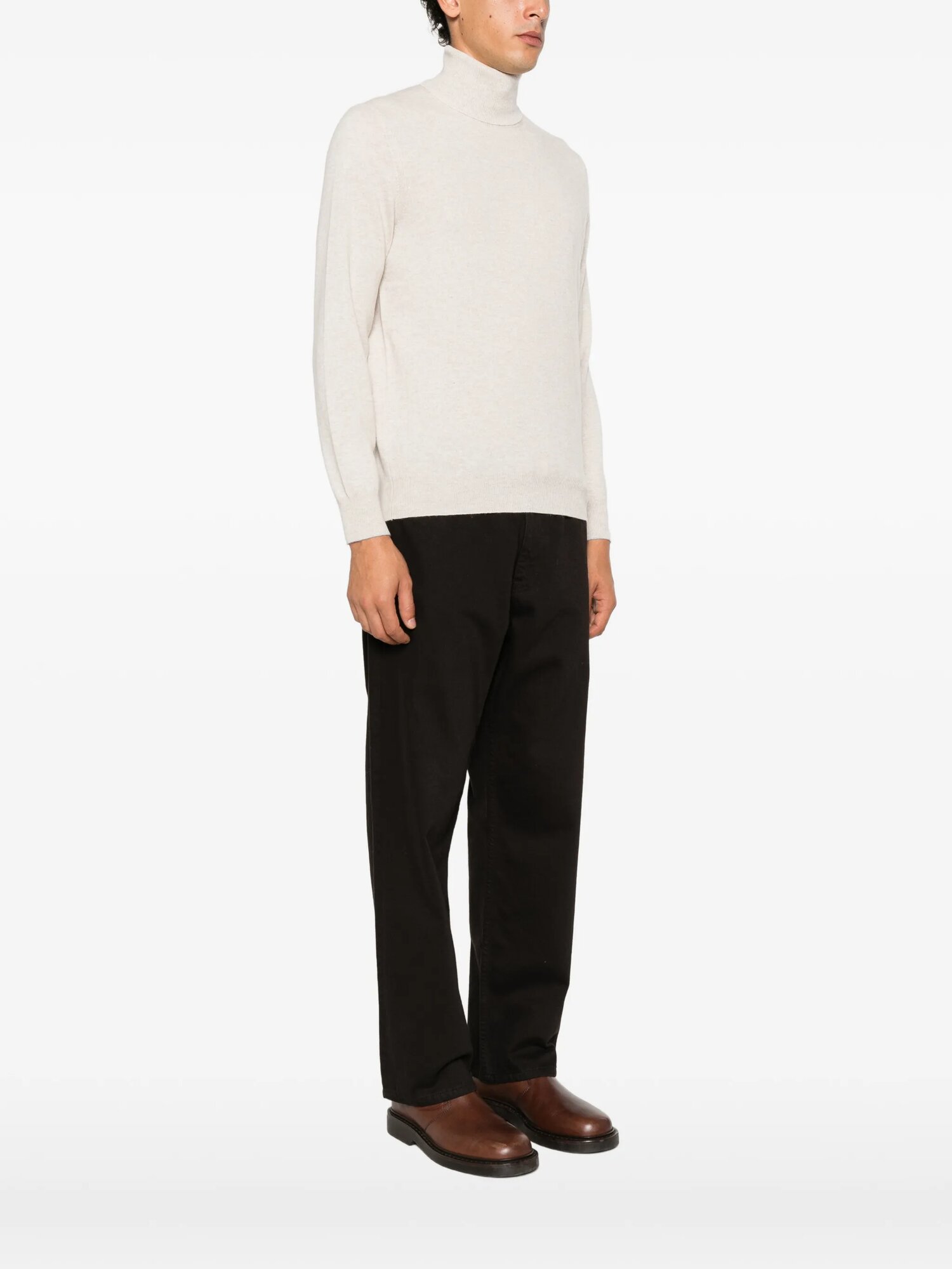 Свитер BRUNELLO CUCINELLI Roll-neck cashmere sweater, размер 50 — фото 1