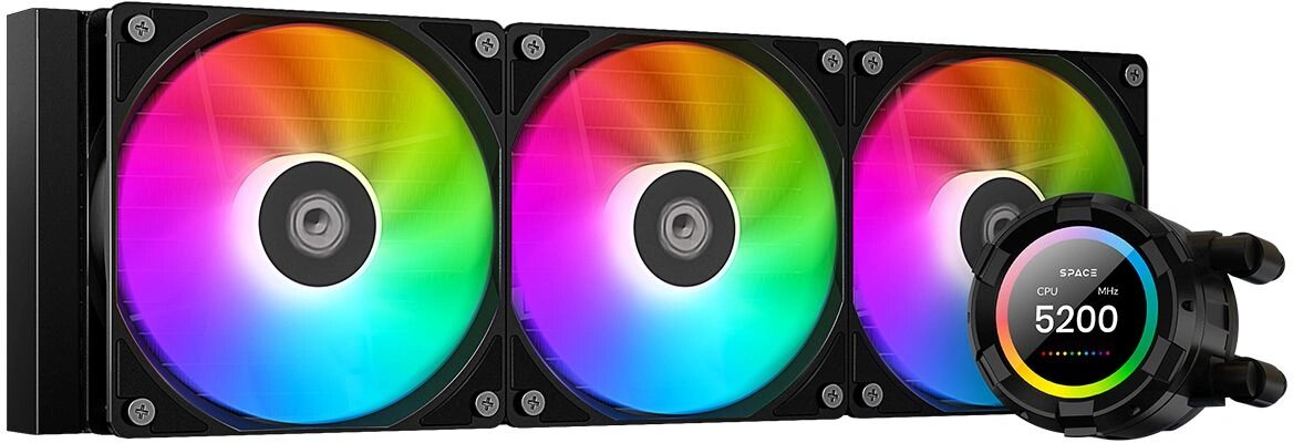 Система водяного охлаждения ID-Cooling SL360 XE ARGB Soc-AM5/AM4/1200/1700/1851 черный 4-pin 14-30dB