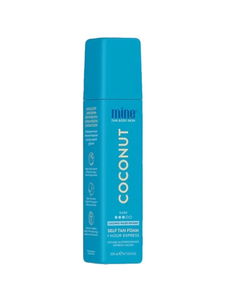 Мусс-автозагар Mine Tan Coconut Water Self Tan Foam