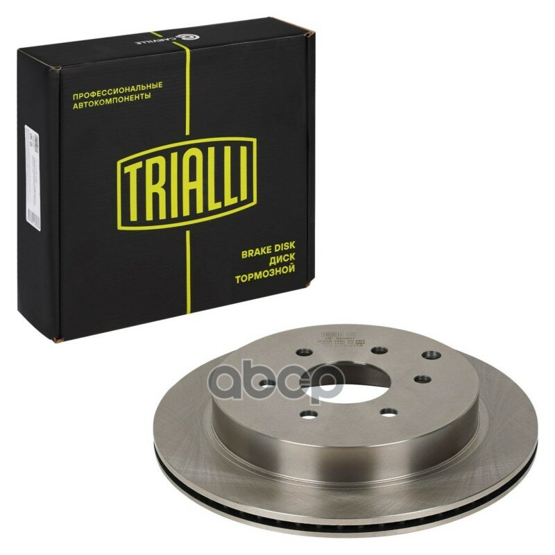 Диск торм. Для А/М NISSAN PATROL (10-)/INFINITI QX56/QX80 (10-) ЗАД. D=350 (DF 084407) Trialli арт. DF084407