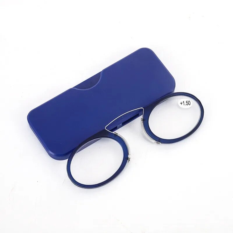 Очки для чтения pince-nez синие +1.5