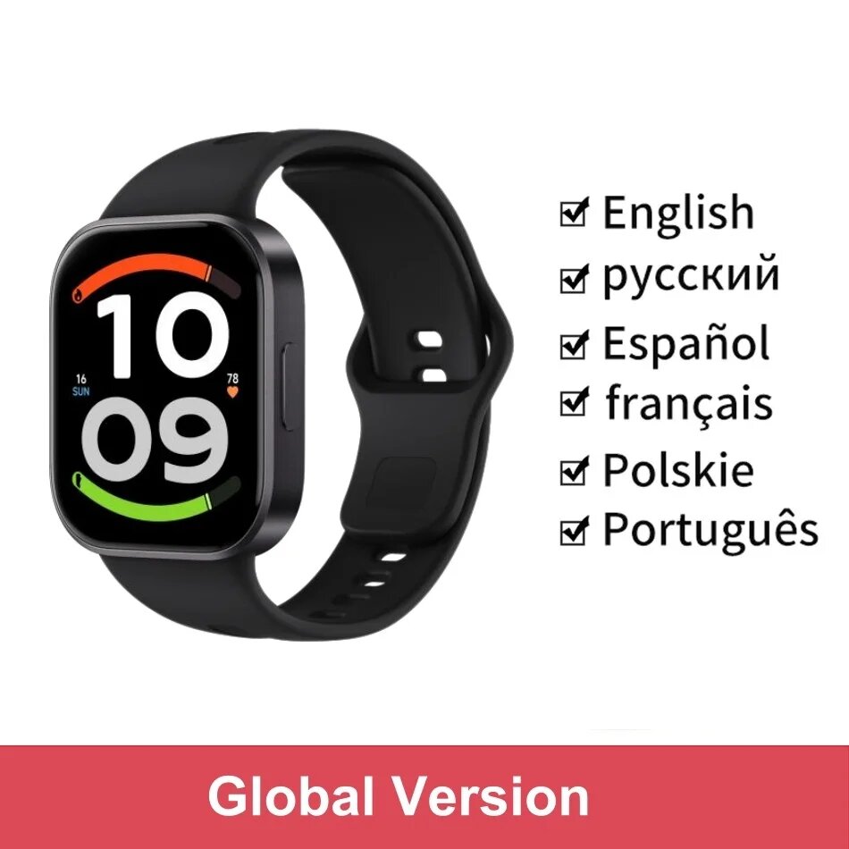 Xiaomi Redmi Watch 6 Active умные часы Global Version Black