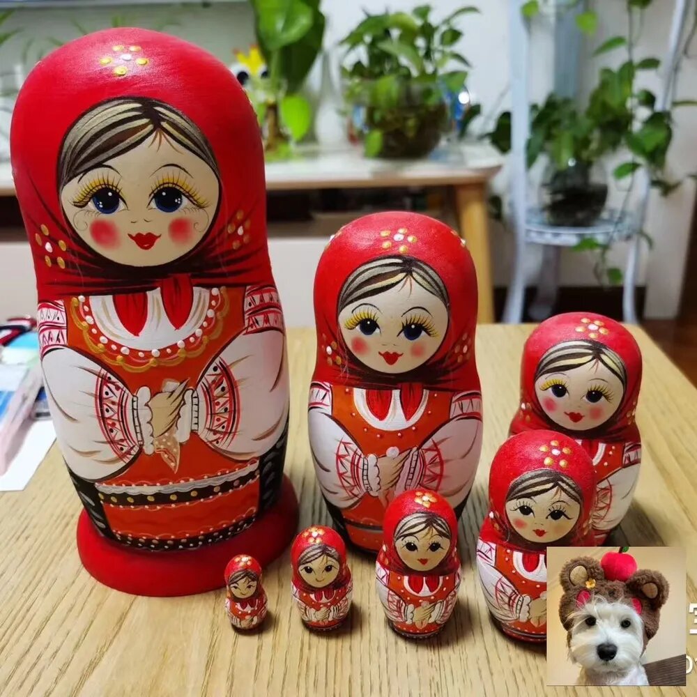 Матрешка Деревянная 7 Штук