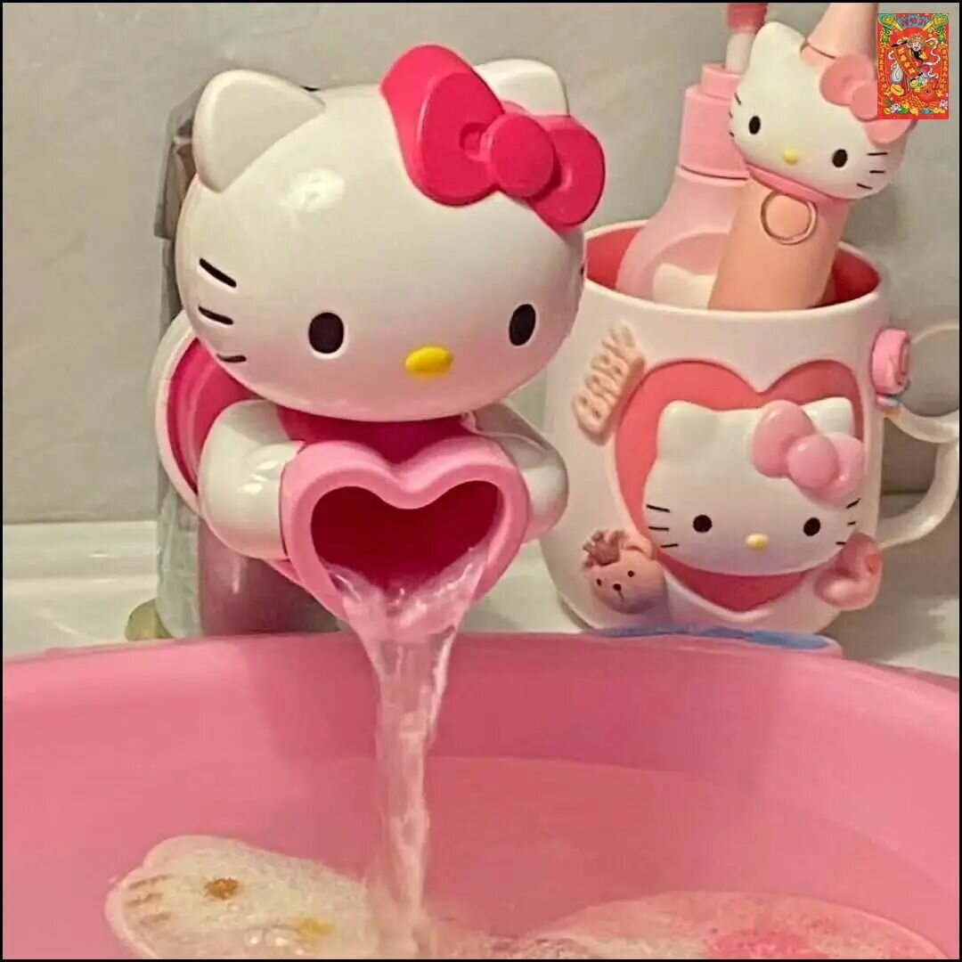 Удлинитель крана с мультяшным котом