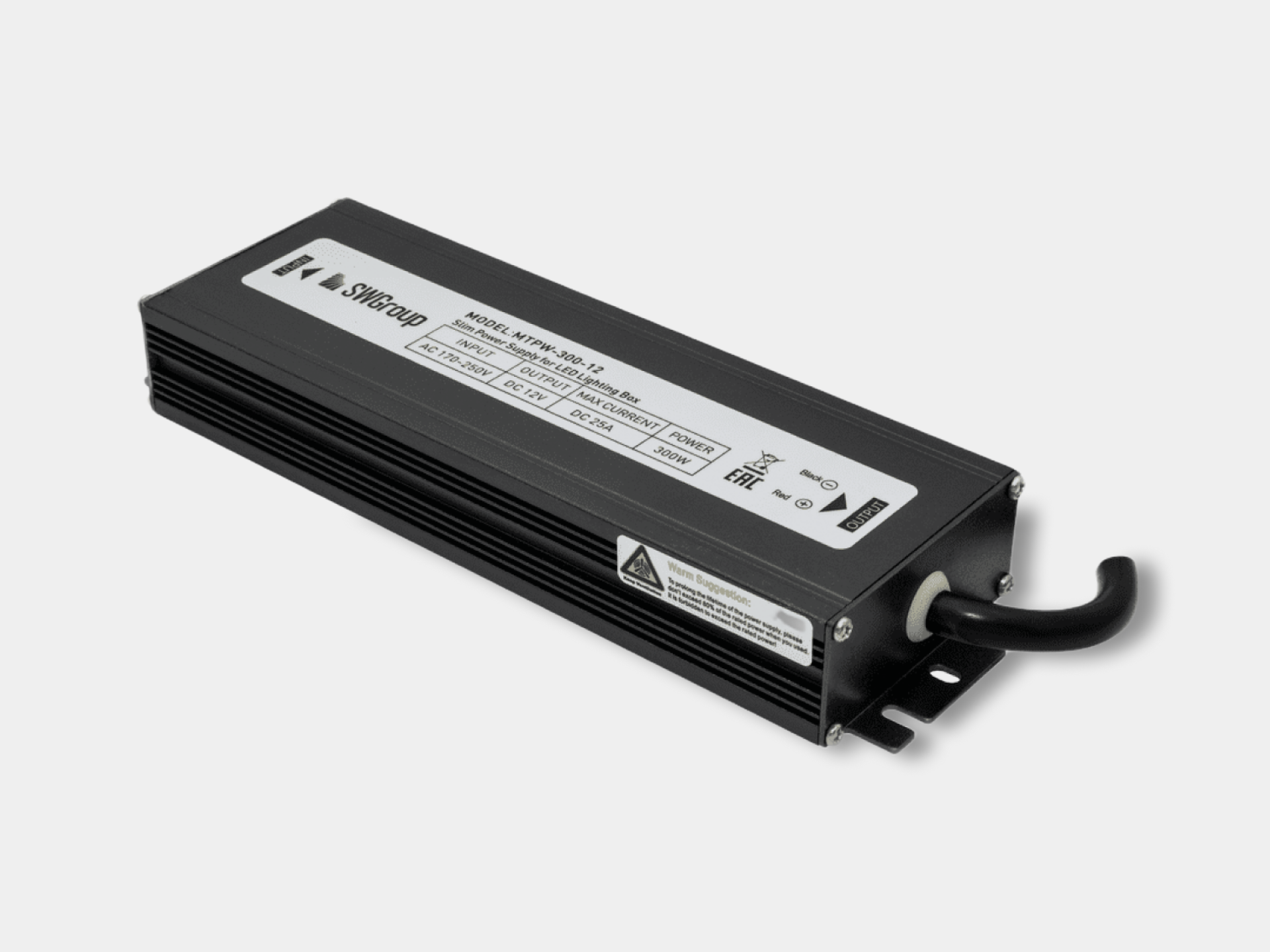MINI Al Блок питания TPW, 300 W Влагозащитный, 12 V, MTPW-300-12