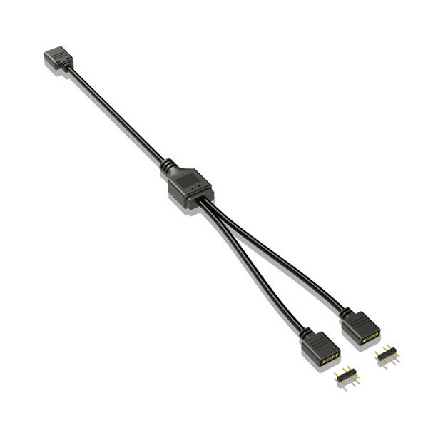 Разветвитель Generic ARGB LED 5V 1 на 2x 3-pin устройства, Y кабель для подсветки, 27 см