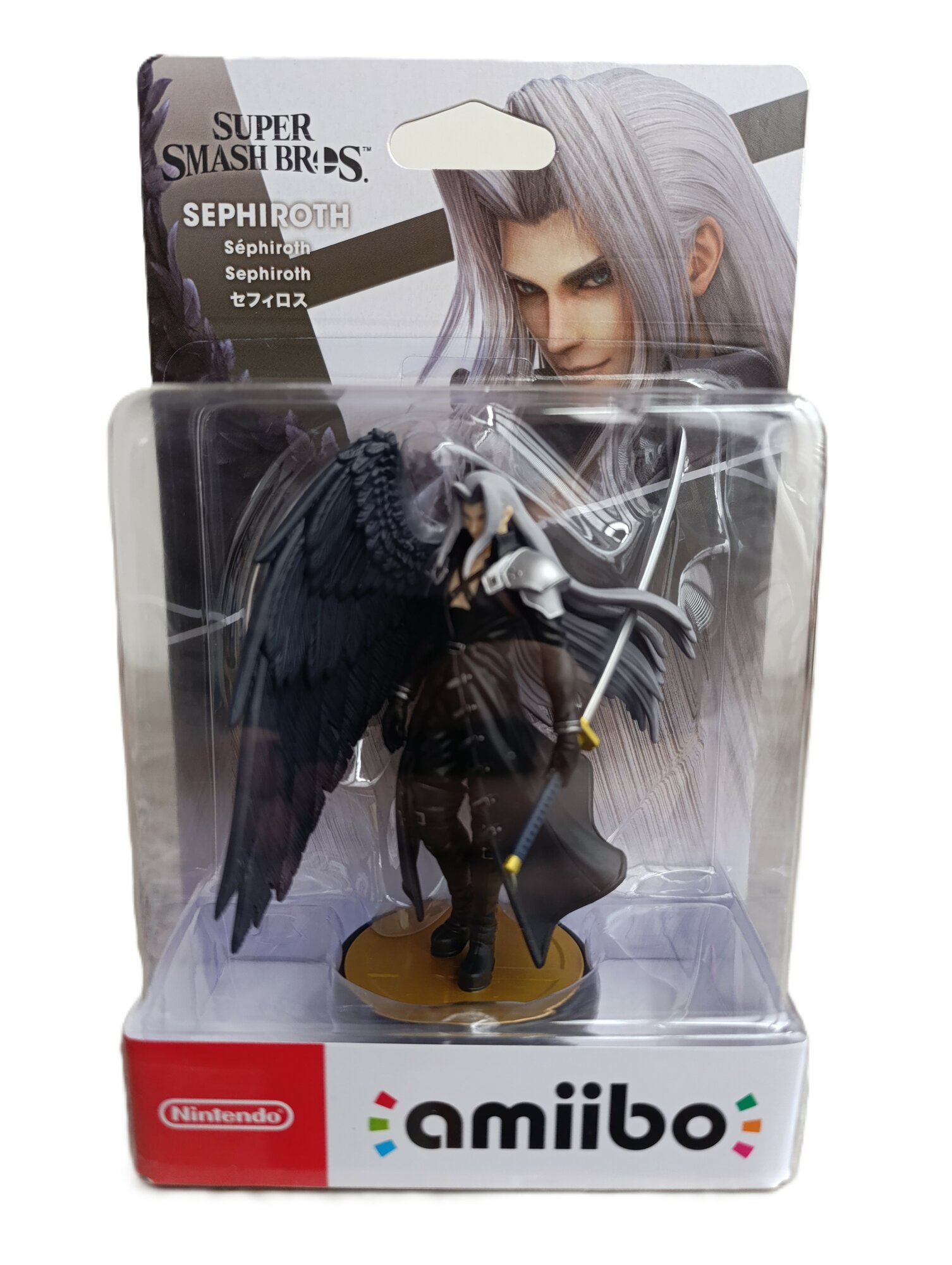 SEPHIROTH фигурка amiibo Super Smash Bros Collection Asian Version NFC чип