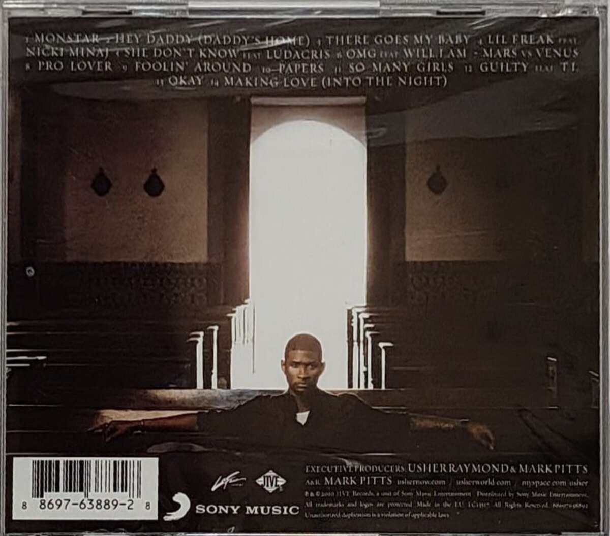 Аудио CD Usher Raymond V Raymond, LaFace Records, 2010, 1 диск, жанр Lounge, Chillout, Downtempo — фото 1