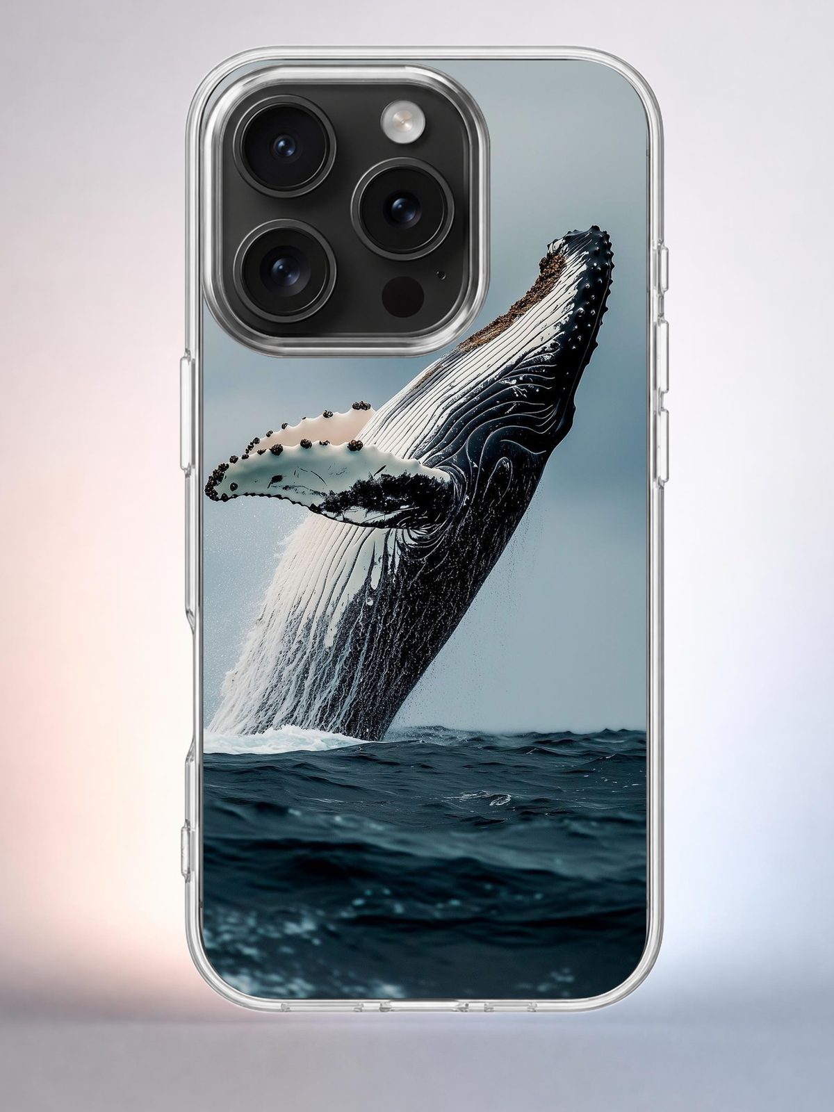 Чехол iPhone 15 Pro Кит горбатый Y2K Indie Sleaze