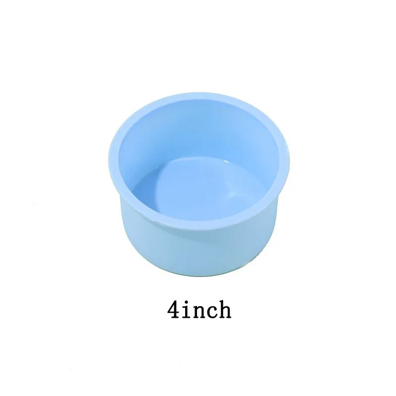 Силиконовые формы для торта 4 6 8 10 дюймов 4inch Random Color