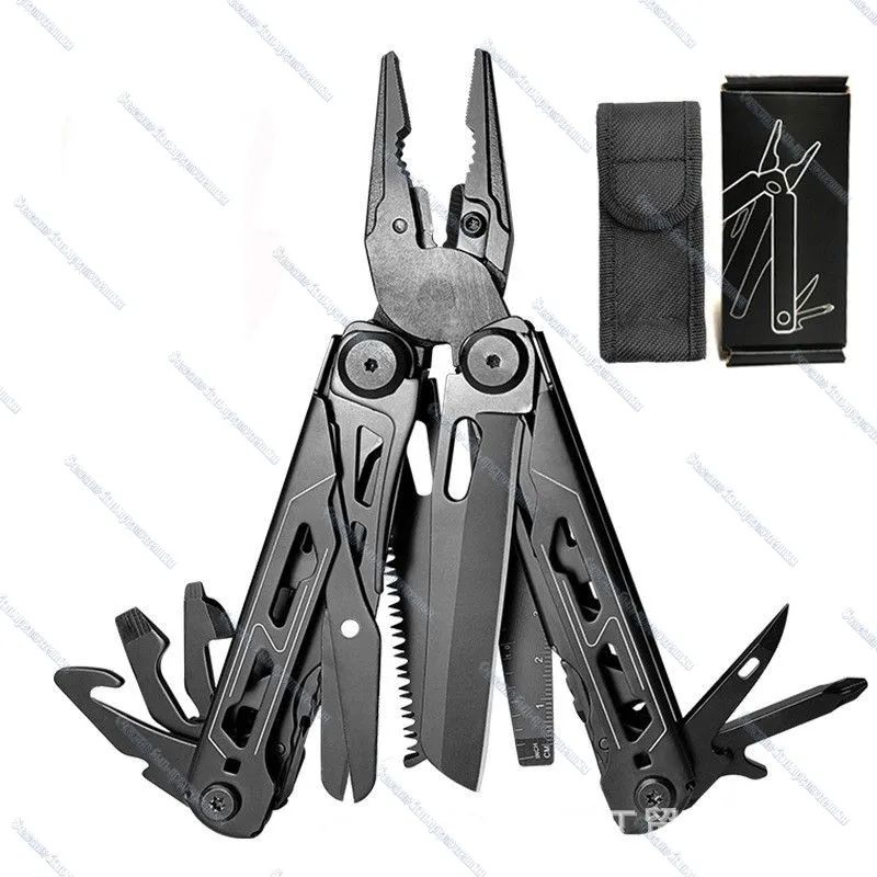 Тактический мультитул Leatherman Wave Plus с 17 функциями и чехлом