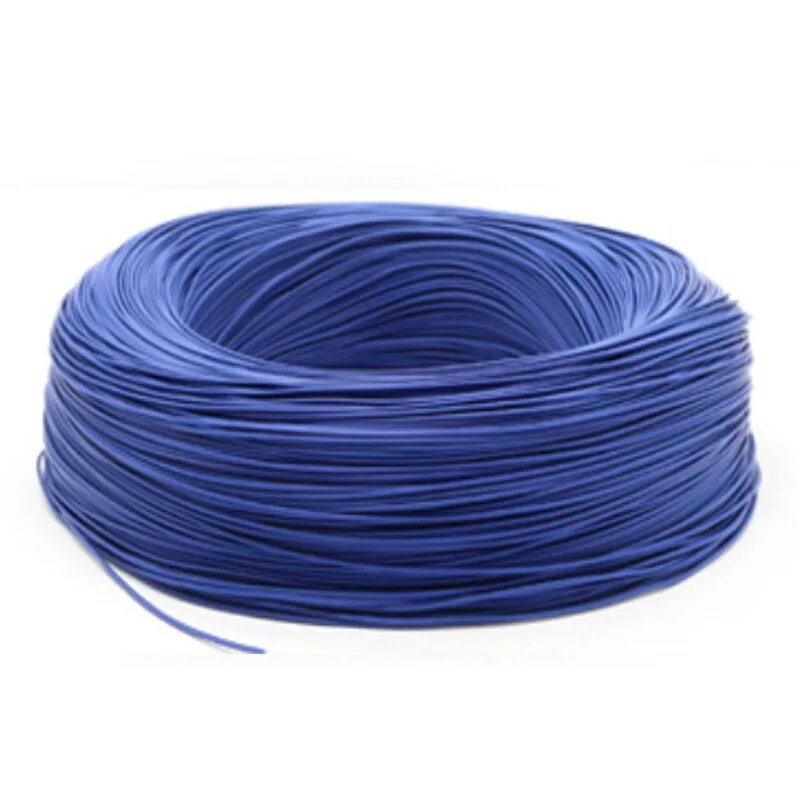 Силиконовый провод UL3135 30 28 26 24 22 20 18 16 14 12AWG 26AWG, Синий, Blue, 1 Meter