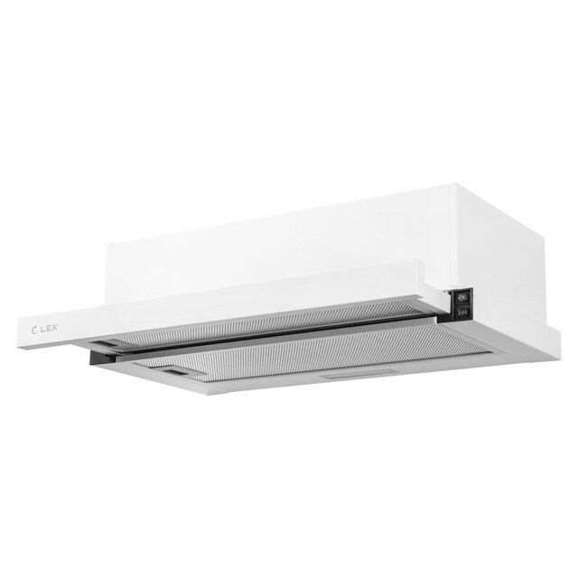 Вытяжка встраиваемая LEX HIDE 600 WH 60см 550куб белый