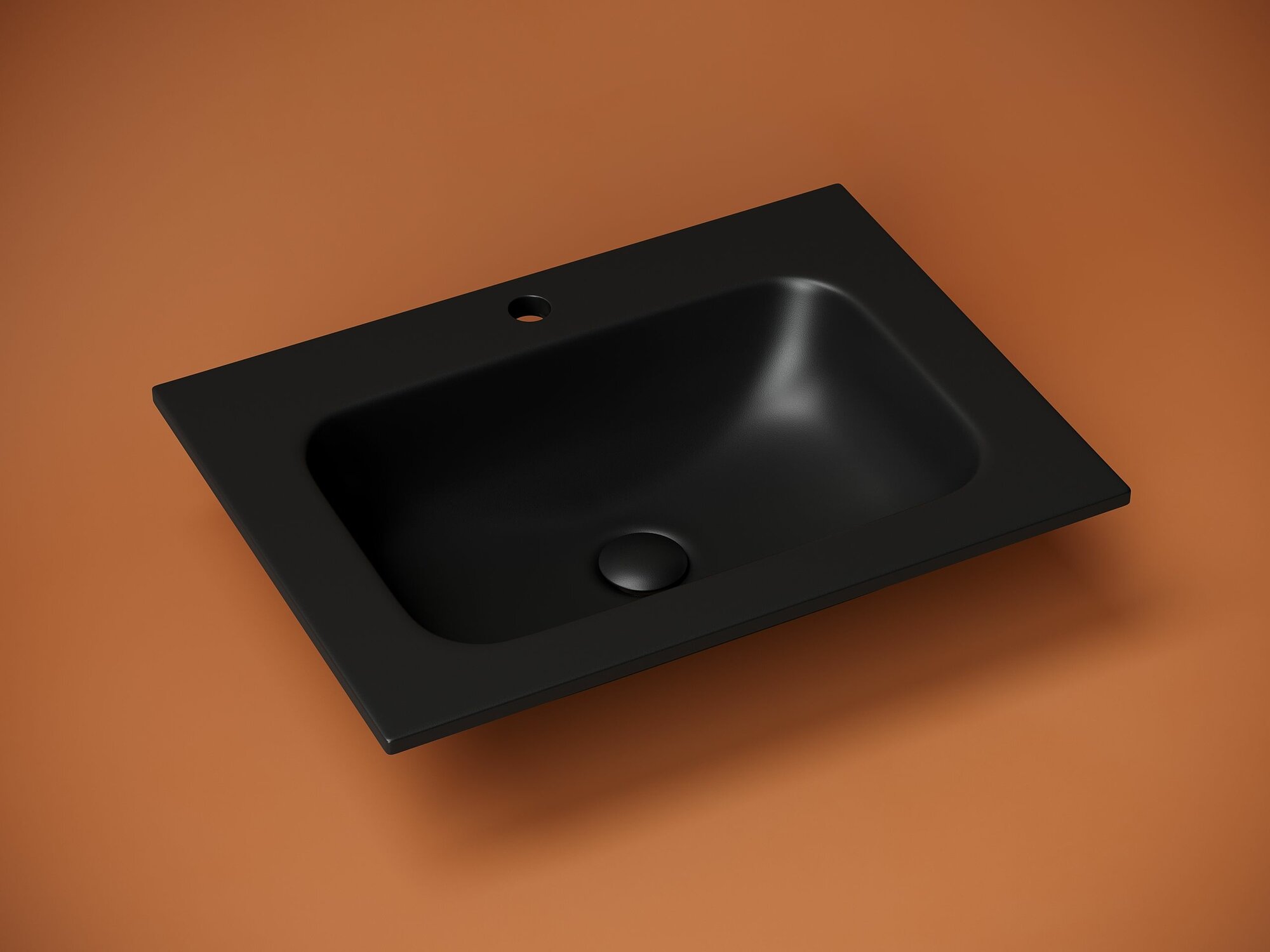 Мебельная раковина Ceramicanova Grace 60 CN7011MB чёрный матовый