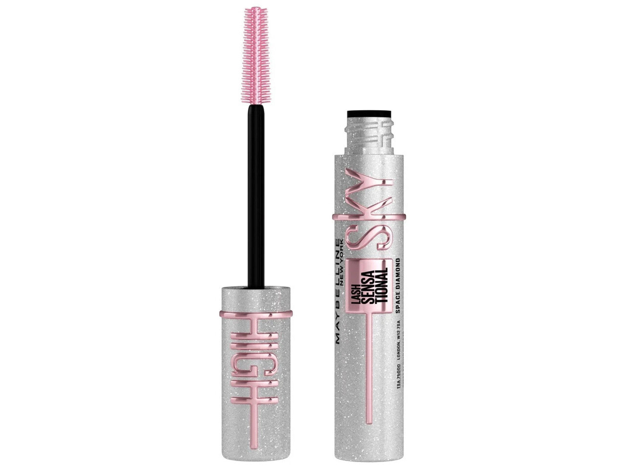 Тушь для ресниц Maybelline Lash Sensational Sky High, оттенок Space Diamond - silber glitzernd