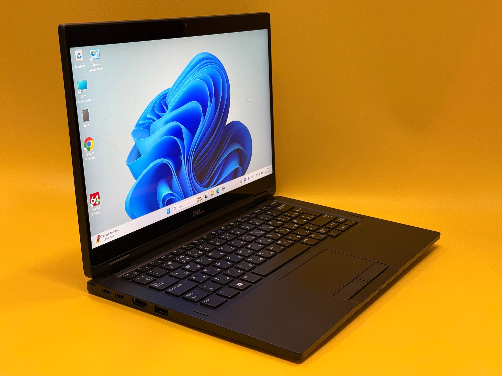 Ноутбук DELL Latitude 7390 2in1 2019 Core i5-8350U 4 ядра x 1.7Ггц / Ram 8Gb / SSD 256Gb / сенсорный / Windows 11 Pro