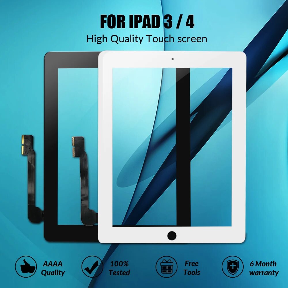 Сенсорный экран iPad 3/4 Black NO Home