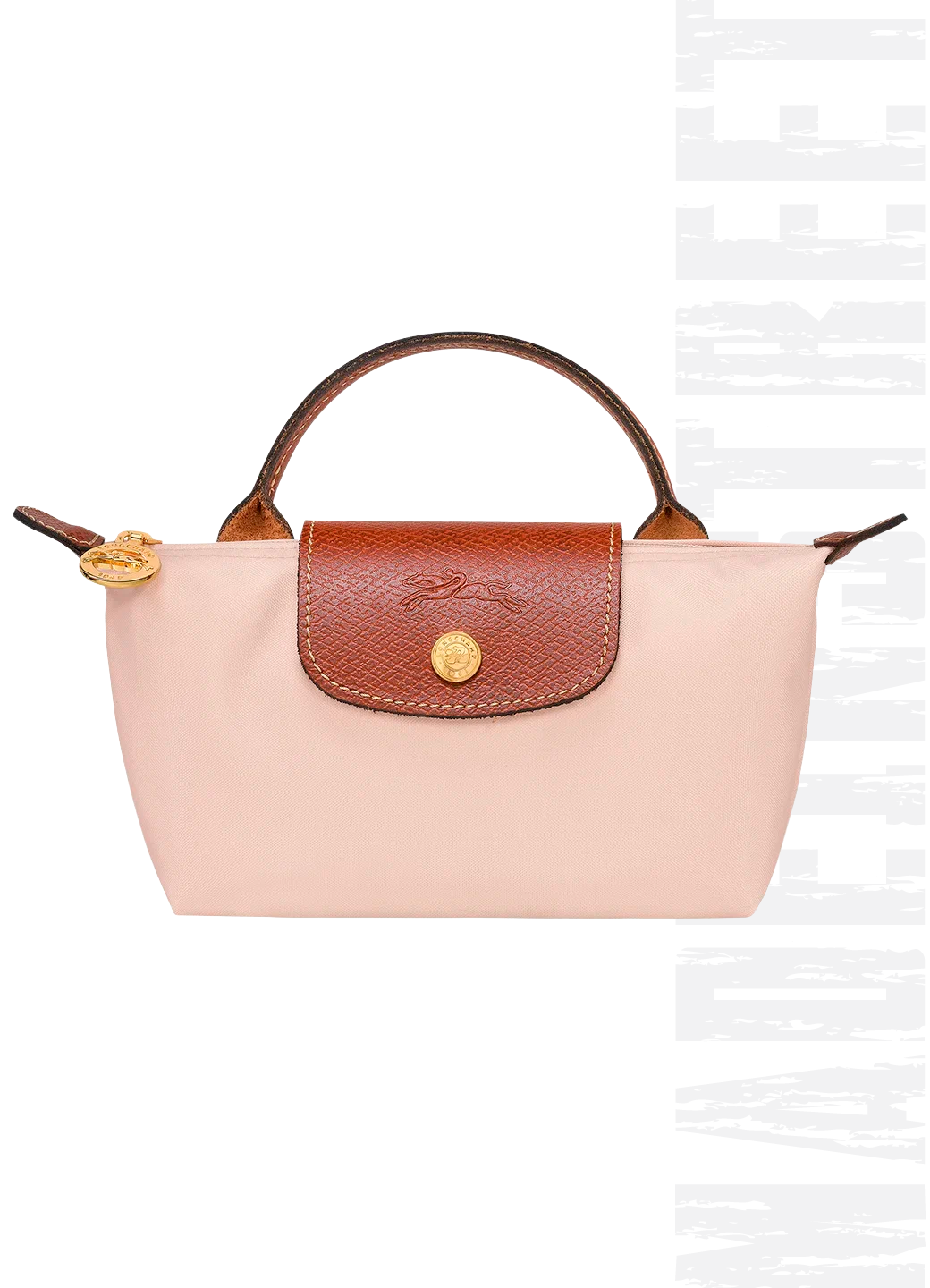Сумка клатч LE PLIAGE ORIGINAL POUCH WITH HANDLE Paper - Recycled Canvas 17x5.5x11 (ДxШxВ)