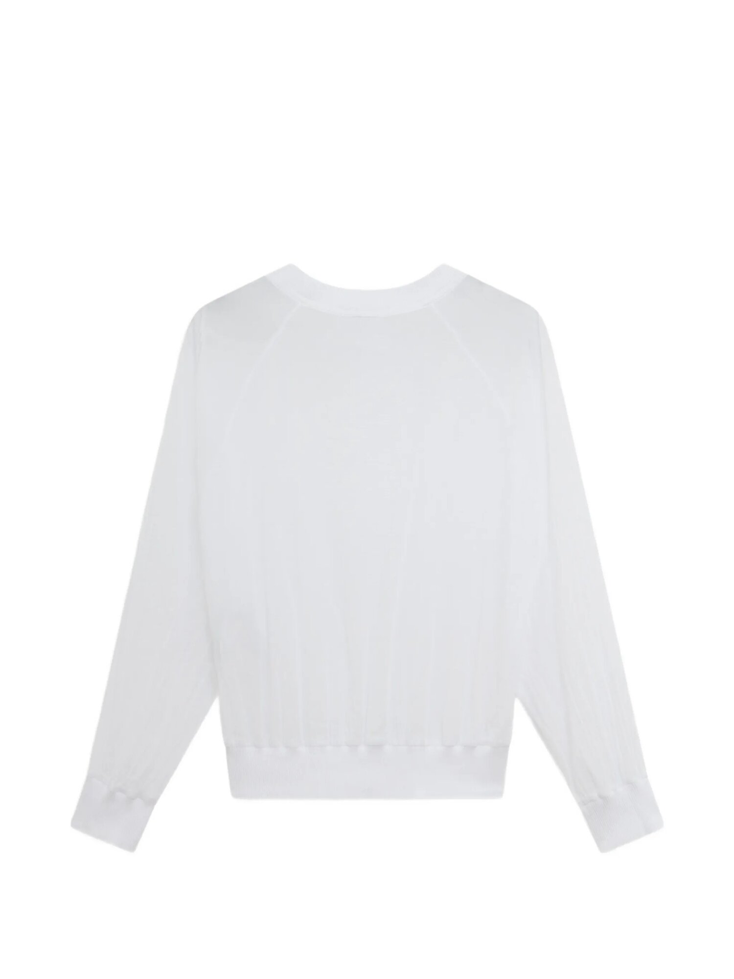 Свитер Aspesi Round-neck long-sleeve sweater, размер 44, , бежевый/белый — фото 1