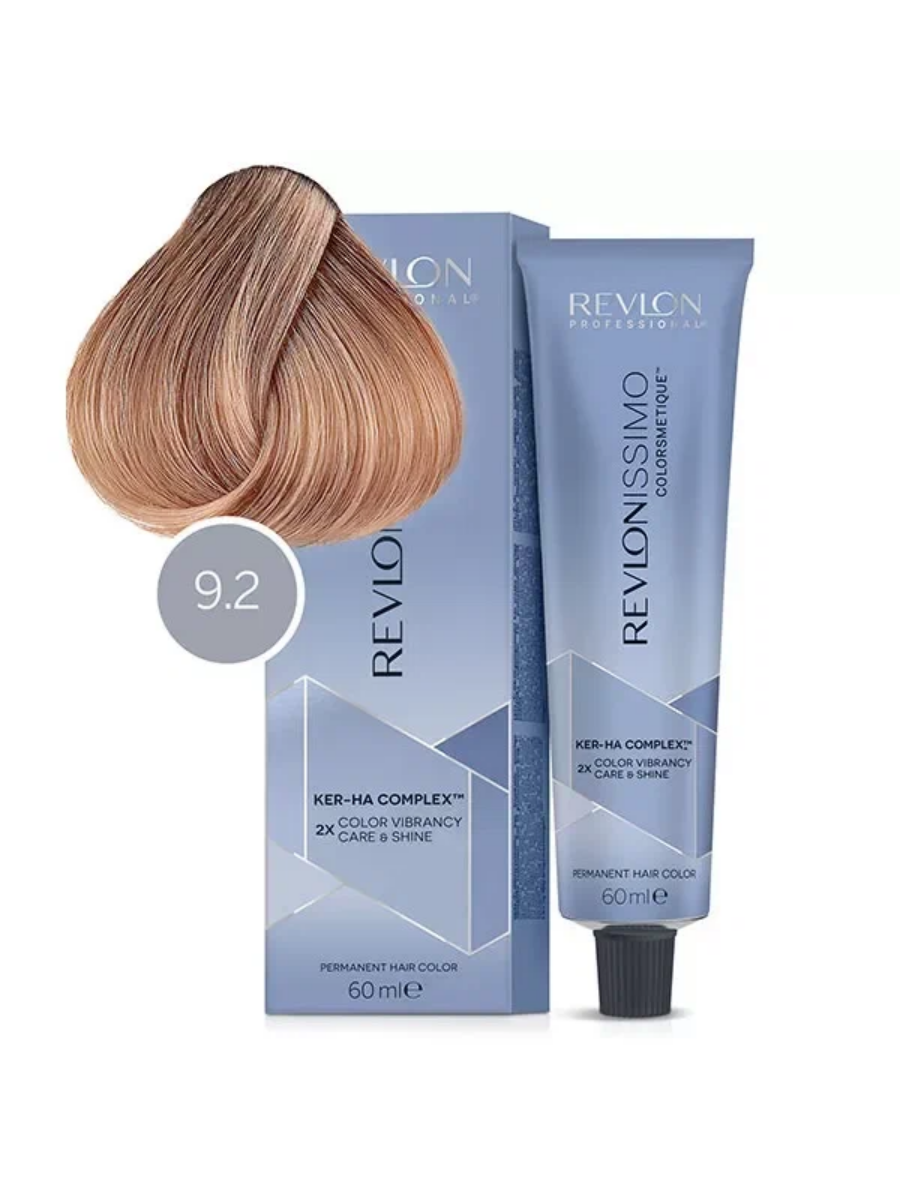 Краска для волос Revlon Professional Revlonissimo Colorsmetique Care & Shine, гиалуроновой кислотой перманентная, 9.2