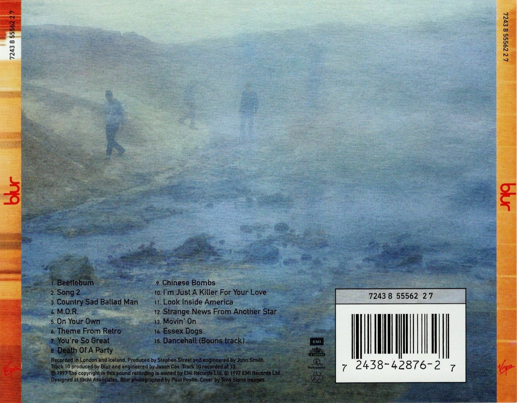 Blur - blur, 1997, 6-page, CD-Аудио — фото 1