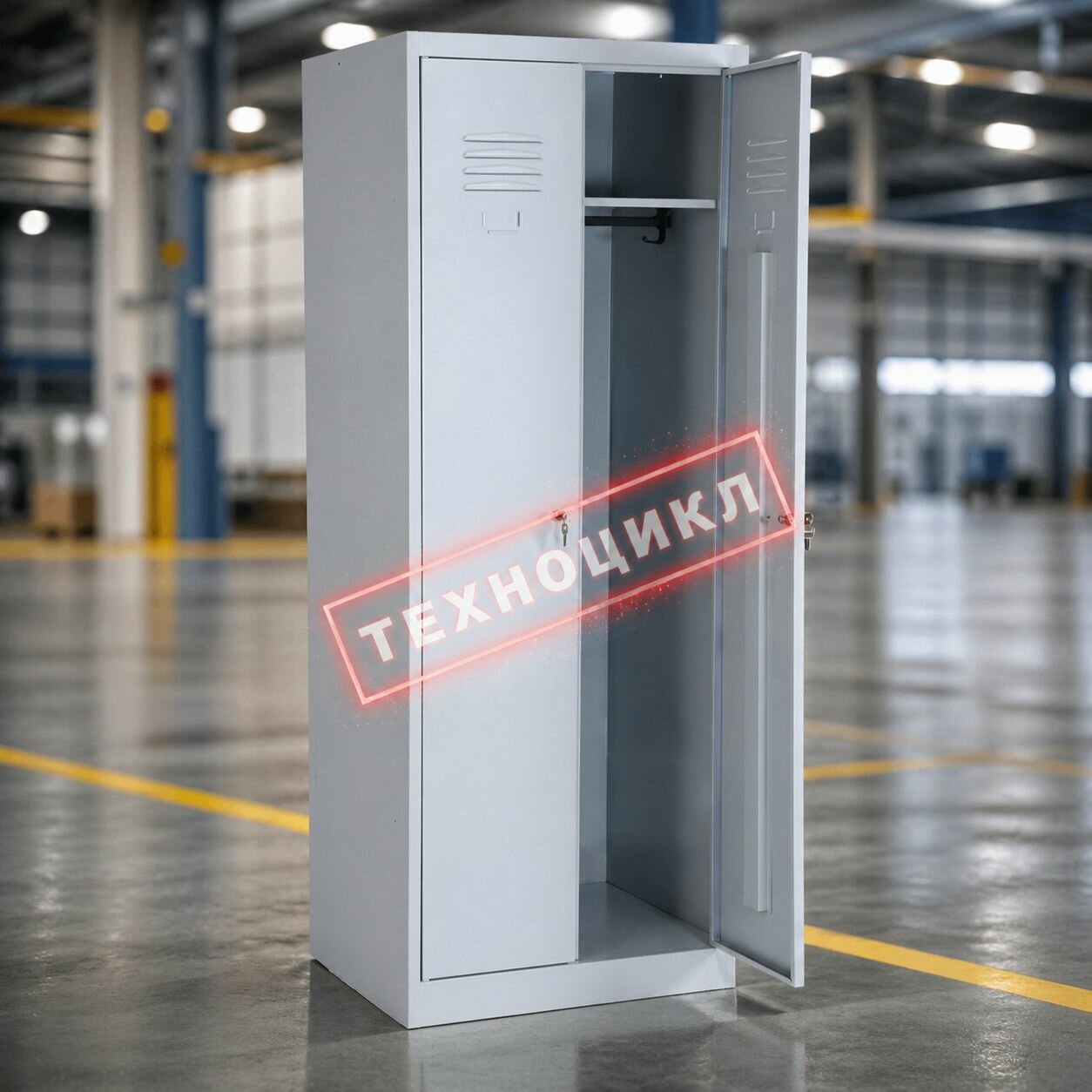 Шкаф для одежды ШР 22-800, 1850х800х495 мм, сборная техноцикл