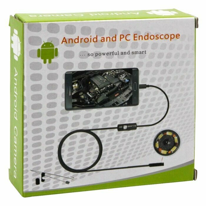 Эндоскоп Гибкая камера USB для Android и PC 2 метра (для смартфона)