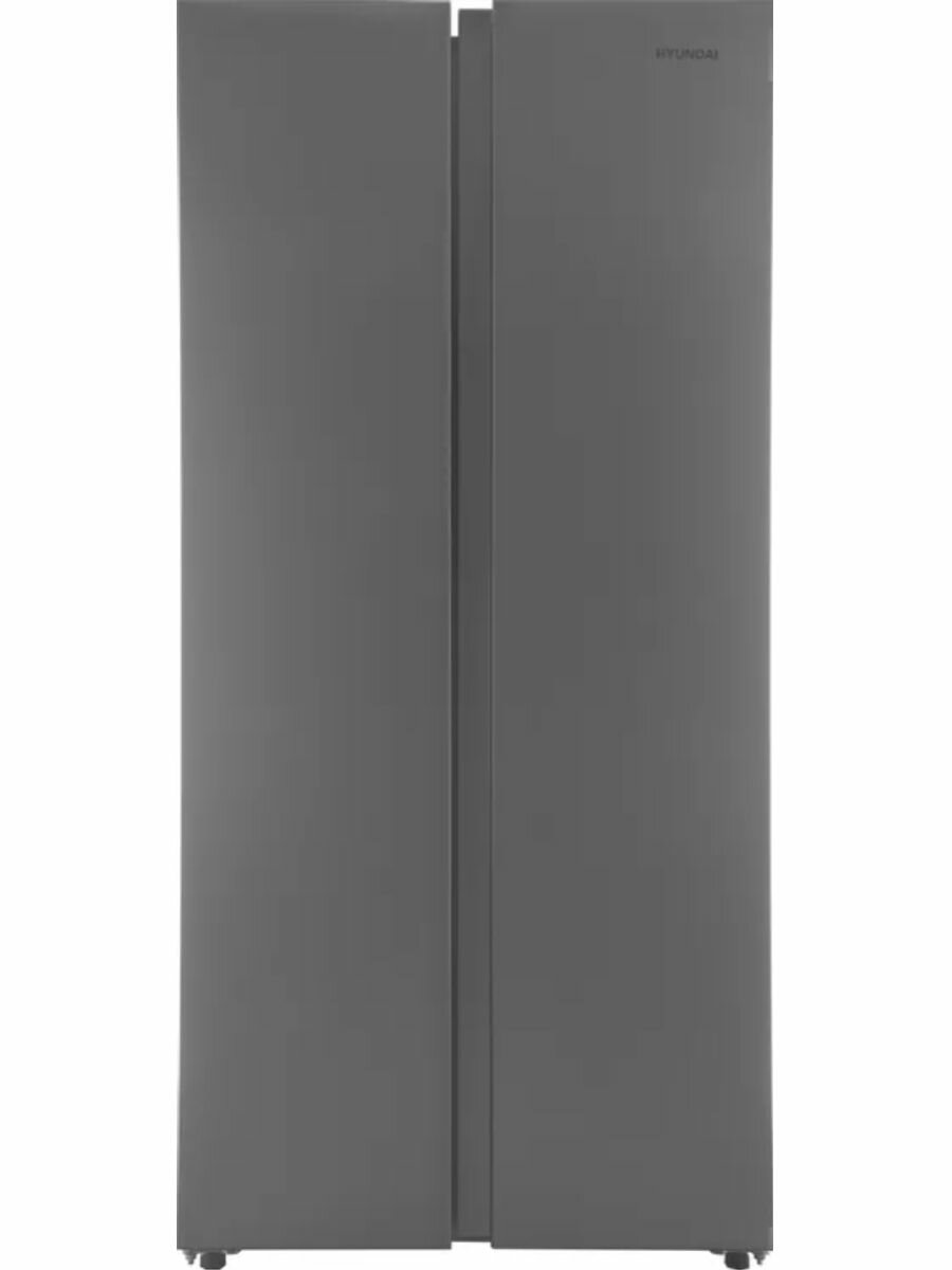 Холодильник двухкамерный Hyundai CS40082F, с морозильной камерой, 409 л, Side by Side, Inox