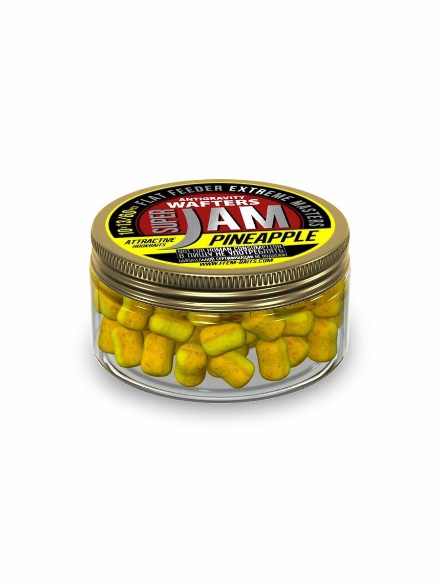 FFEM Бойлы нейтральной плавучести Jam Wafters Pineapple 10x13 (60шт)